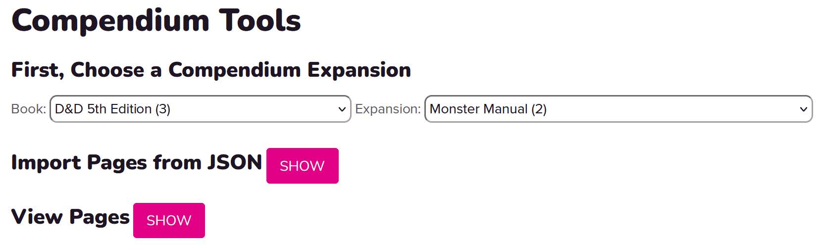 Compendium Building Primer – Roll20 Partners